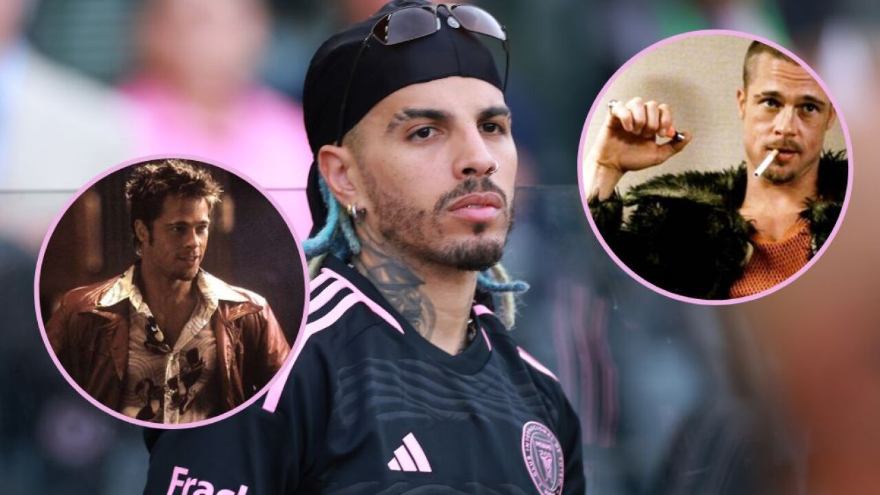 Rauw Alejandro se disfraza de Tyler Durden, Brad Pitt en 'El club de la ...