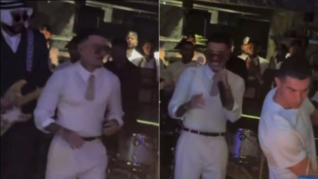 Los vídeos de Rauw Alejandro cantando en el 40 cumpleaños de Cristiano ...