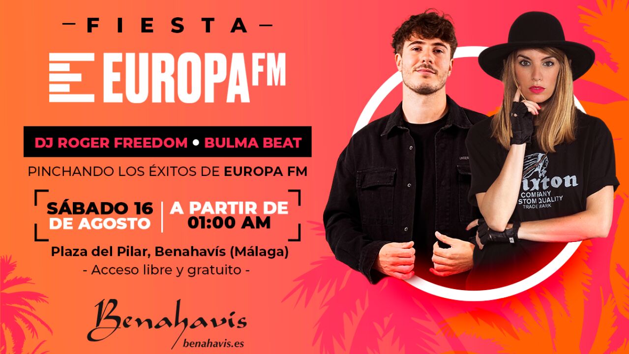 Únete a la fiesta del Escenario Europa FM con Roger Freedom y Bulma ...
