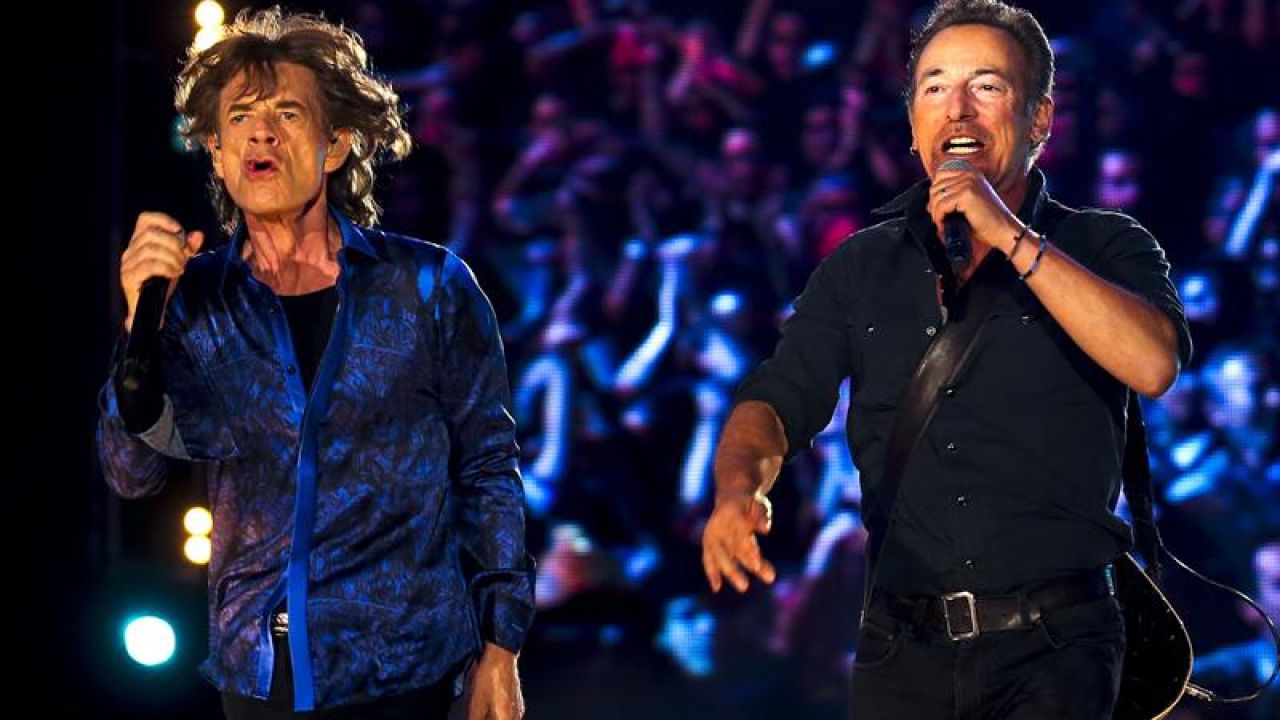 Los Rolling Stones y Bruce Springsteen cantando juntos en Rock in Rio ...