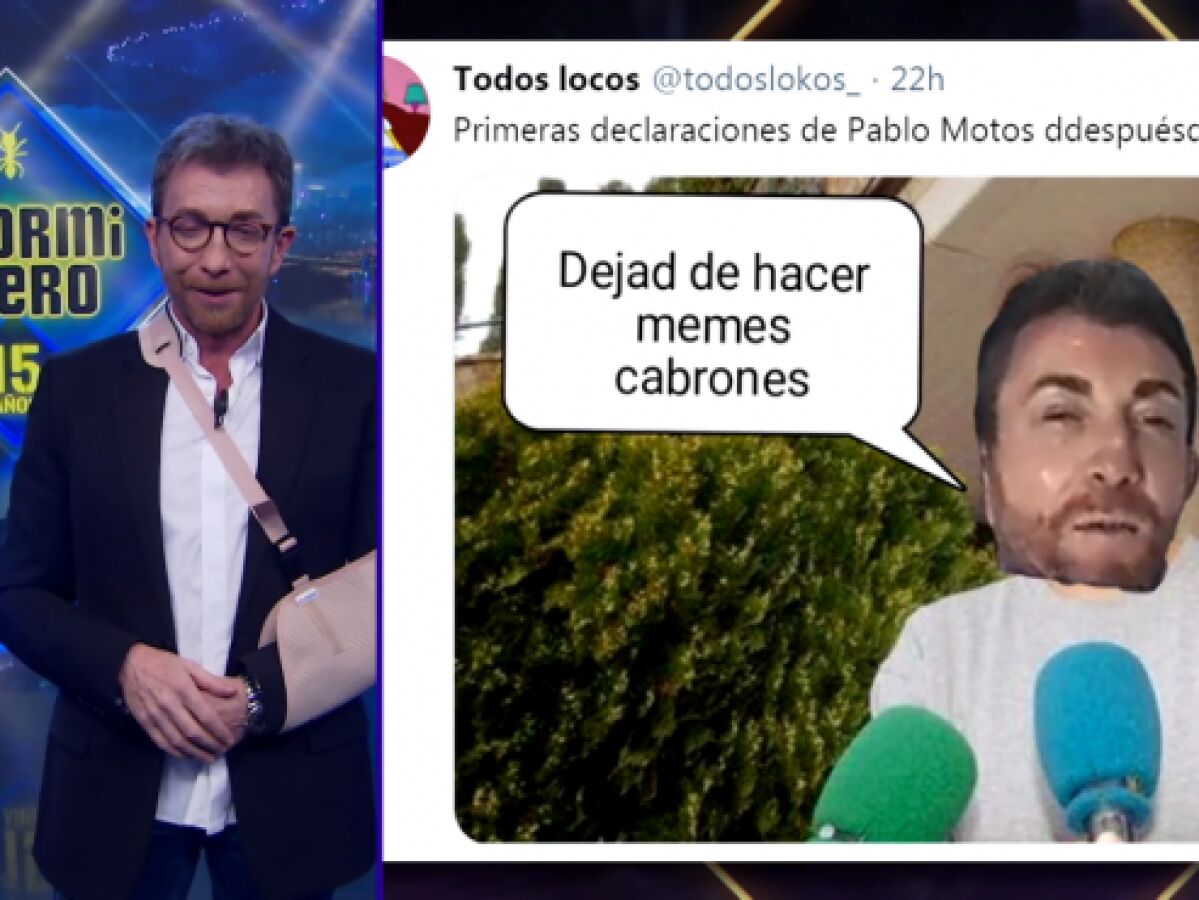 Memes Pablo Motos Pablo Motos Revela Cuál Es El Antídoto Para Luchar